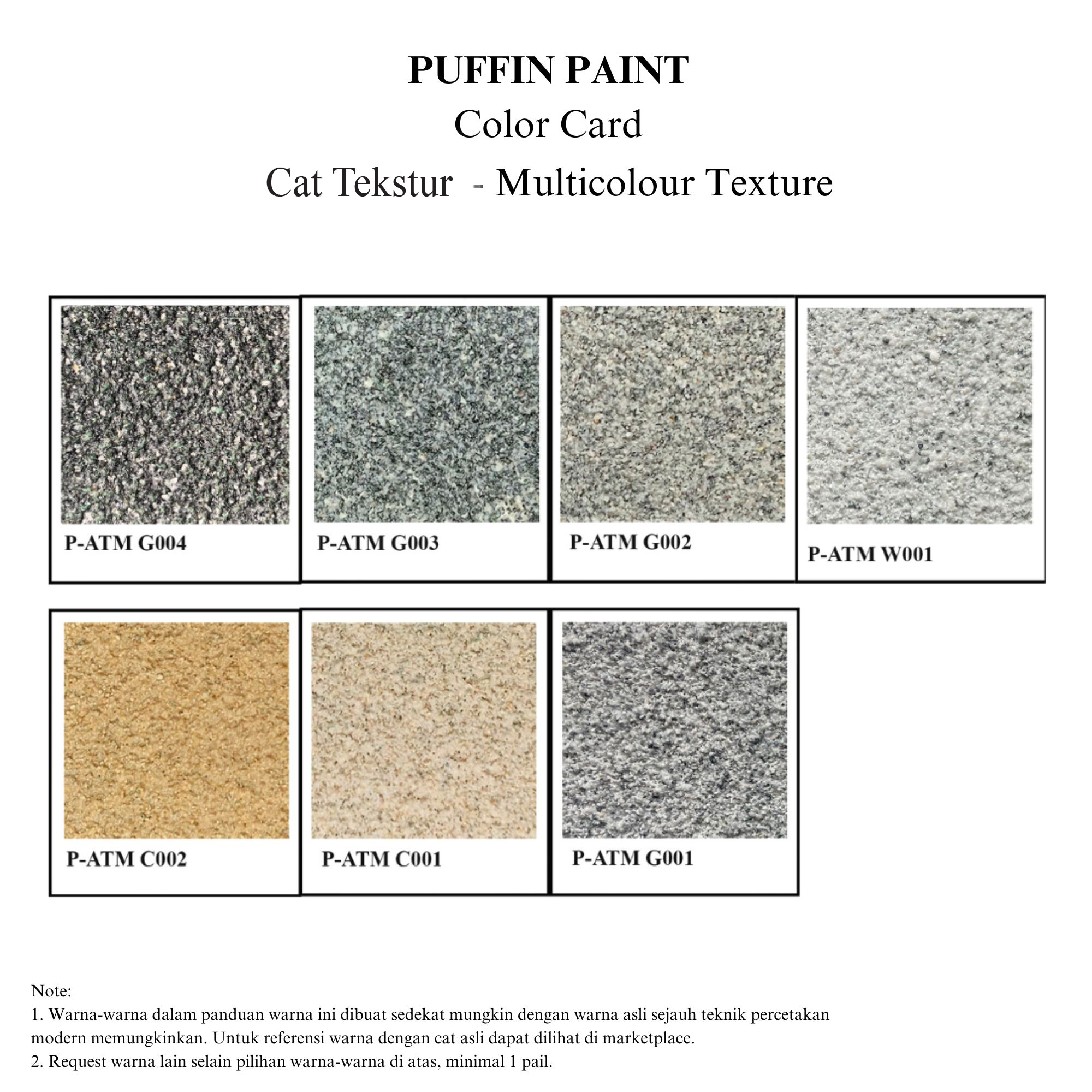 Puffin Multicolour Texture | Puffin Paint